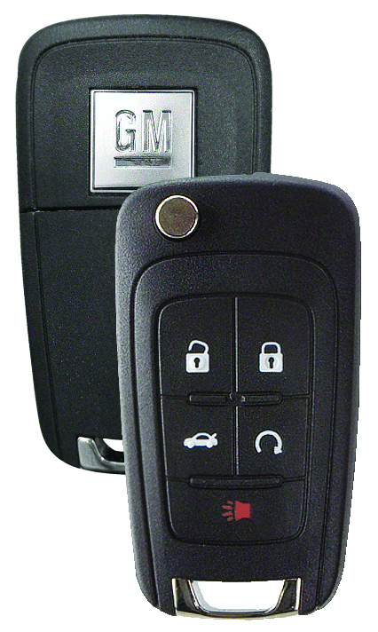 GM - Replaces OEM Strattec Packaged Remote (GM 5B 315 MHZ) GM LOGO ...